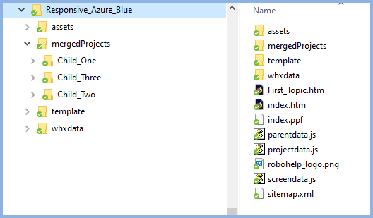 Merged Help Using RoboHelp New UI